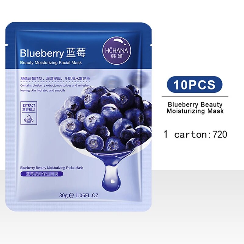 BSIMONE Маски для лица с экстрактами фруктов A1