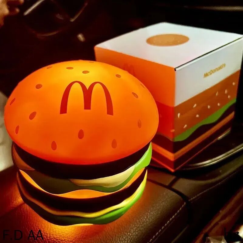 Настольный светильник-ночник Вкусно и точка McDonalds Гамбургер с диммером