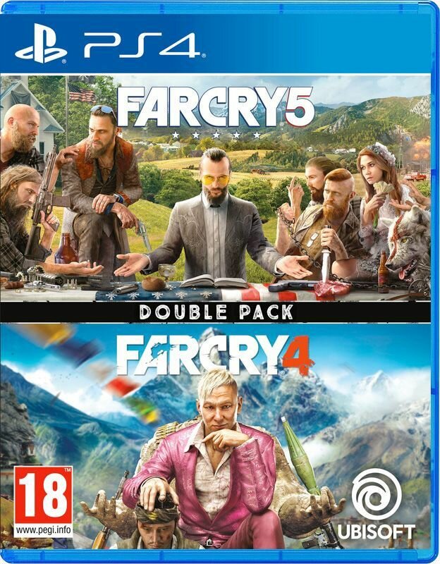 Диск Far Cry 5 + Far Cry 4 игра для PS4 (русская версия)