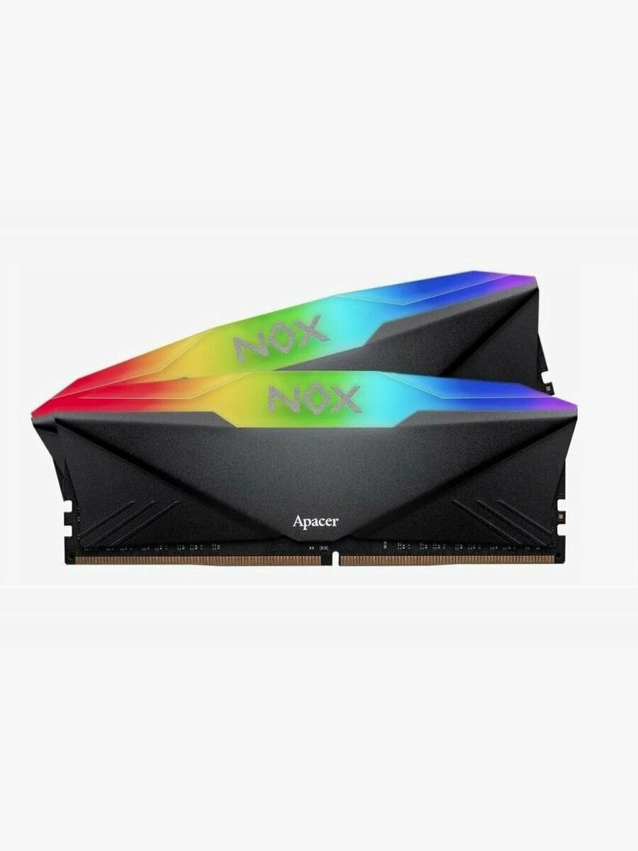 Apacer NOX RGB DDR4 32Gb KIT2 3200MHz DIMM AH4U32G32C28YNBAA-2 Черный