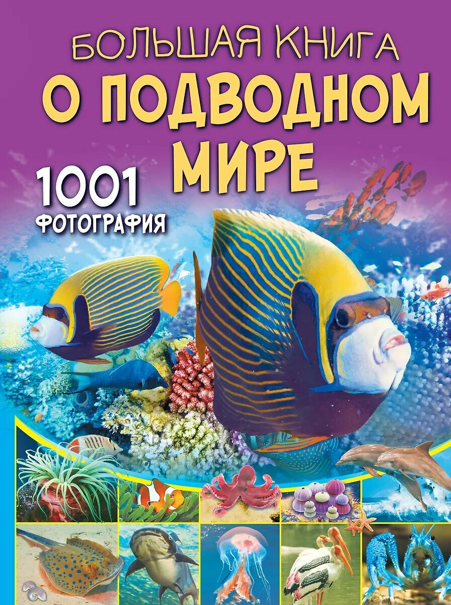 Научно-популярная литература АСТ "Большая книга о подводном мире. 1001 фотография" Ликсо В. В, 2025 год