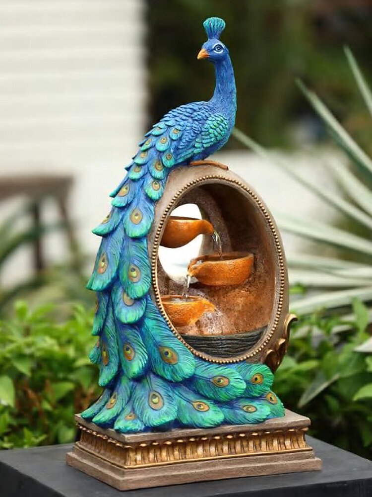 Фонтан декоративный с подсветкой Наседка 33х26х69см KSVA-WXF-2206103