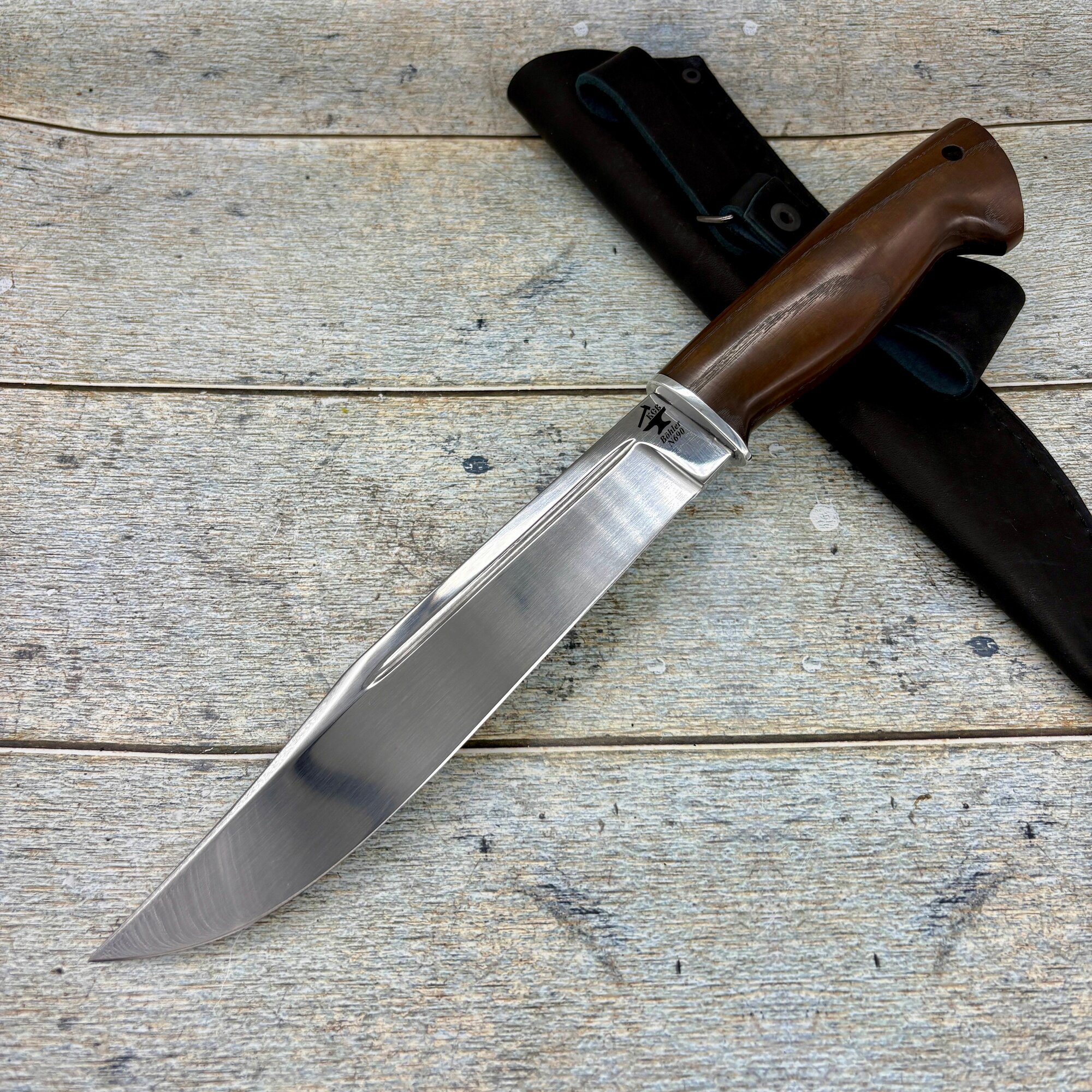 Нож Аллигатор N690 Термоясень