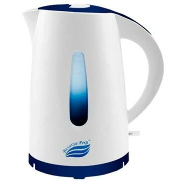 Чайник Великие Реки Томь-1 1,7л, пластик, синий, 1850Вт
