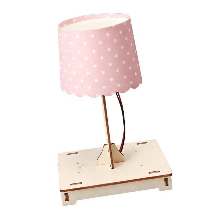 Деревянная Настольная лампа с сенсорным Управлением Для Физических Экспериментов И Учебы С Высокочувствительным Датчиком И удобным дизайном