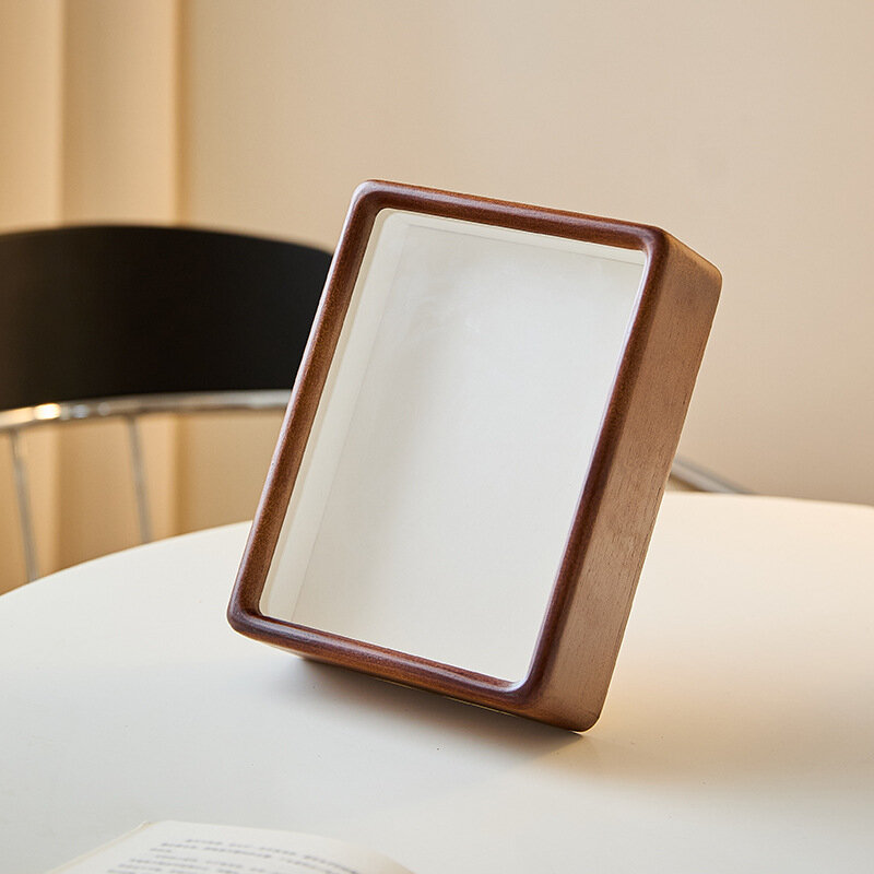 Новогодний подарок к Году Лошади: 3D-рамка для фотографий из массива дерева, рамка для медалей, значков и печатей, рамка для образцов, настенная фоторамка.