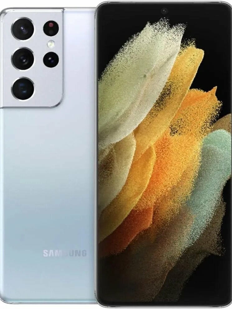Восстановленный Samsung Смартфон Samsung Galaxy S21 Ultra Global 12/128 ГБ, синий