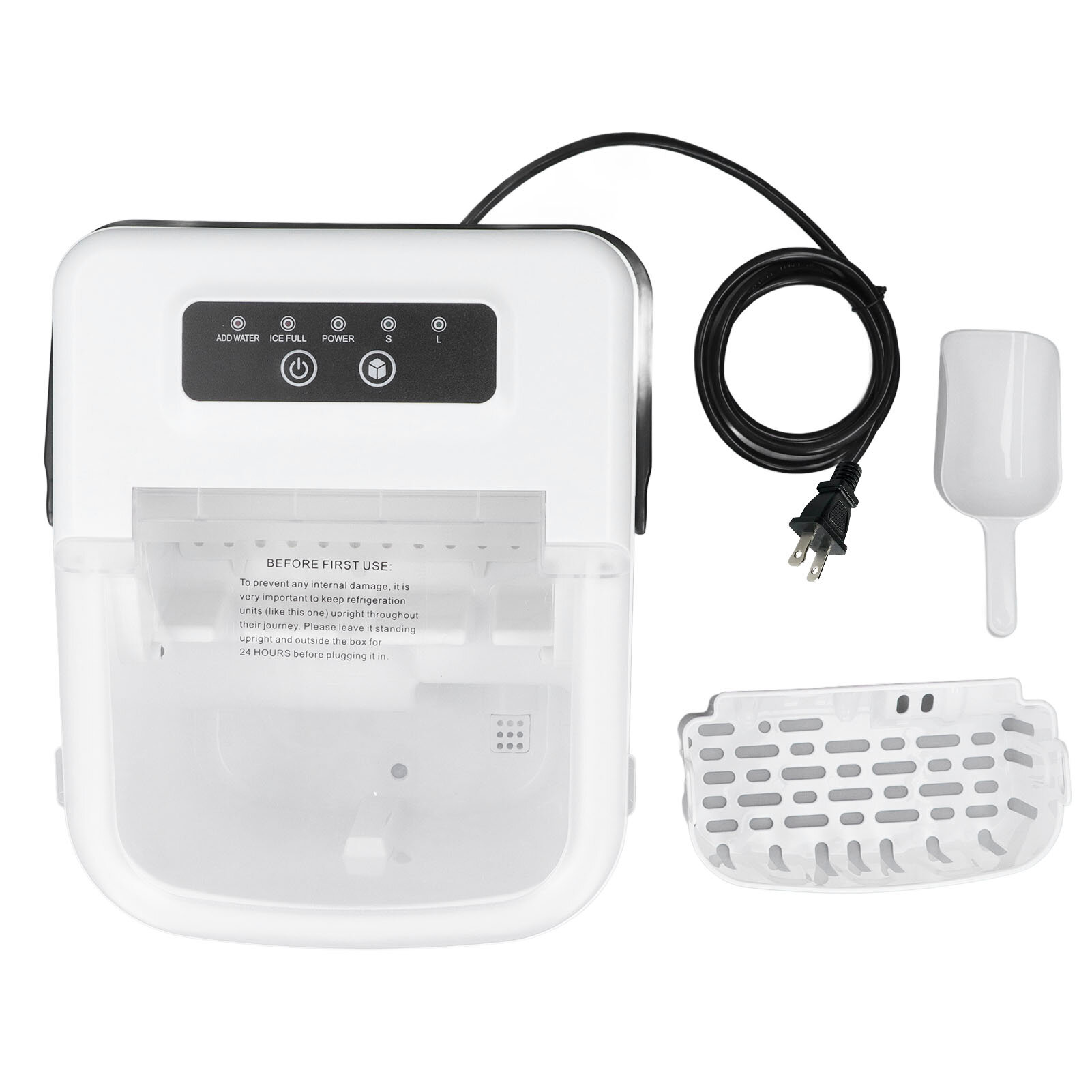 Льдогенератор настольный, гранулированный лед, US вилка