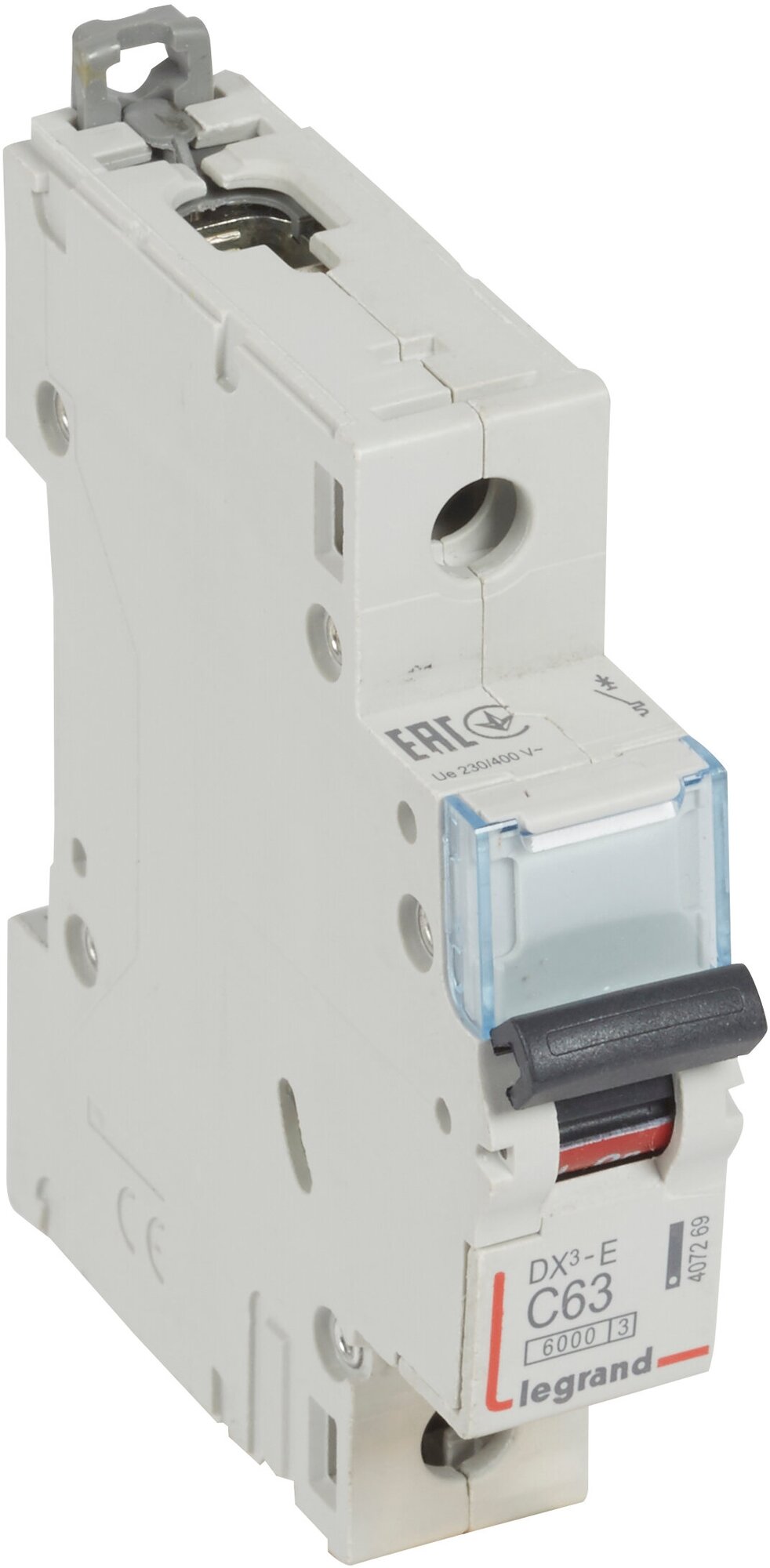Автоматический выключатель Legrand DX3-E C63 1П 6000/6kA (автомат электрический) 407269
