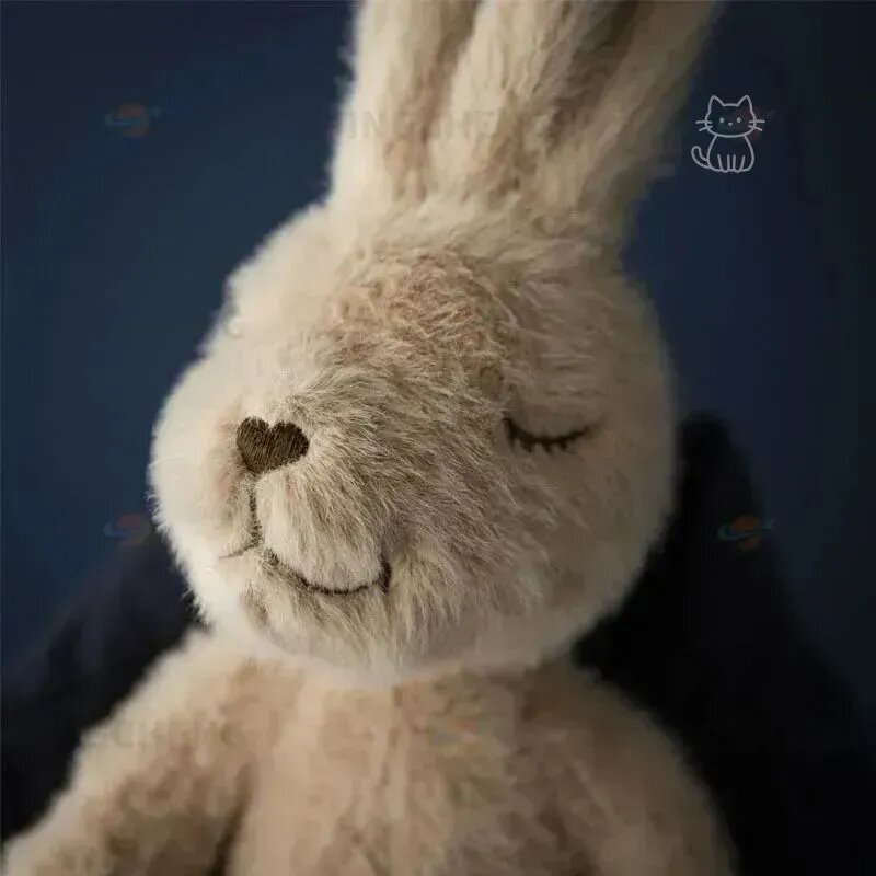 Плюшевые игрушки Кролик , дизайнерская серия кукол, куклы из искусственного соболя верблюжьего цвета