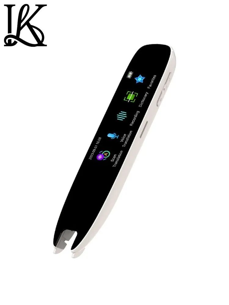 Ручка для перевода Scan Translation Pen в реальном времени, переводчик языков, умный офлайн, 112 языков, сканирование текста, белый