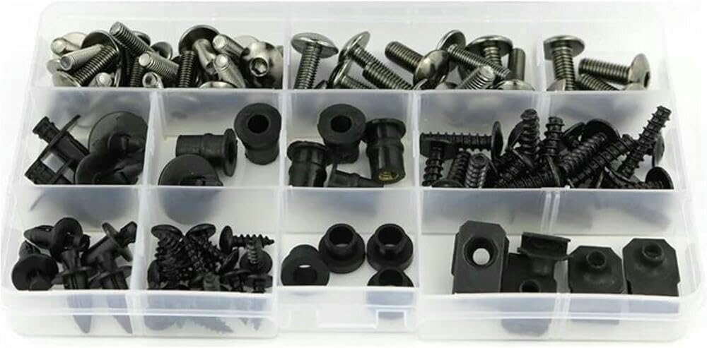 Болт-гайки мотоцикла, болт обтекателя, болты для лобового стекла, набор винтов, зажимы для Yamaha Tmax500 Tmax 500 2001-