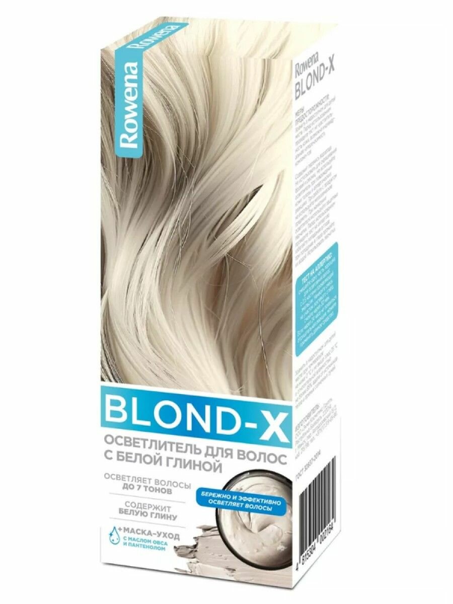 Rowena Blond-X С Осветлитель для волос с белой глиной 120г