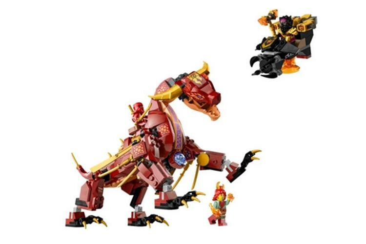 Конструктор LEGO Ninjago Огненный трансформирующийся лавовый раптор, 479 деталей, 71793