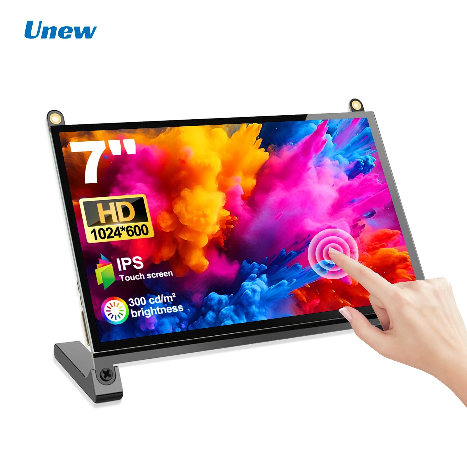 Unew 7-дюймовый ЖК-монитор 1024x600 Европейская вилка (EU Plug)