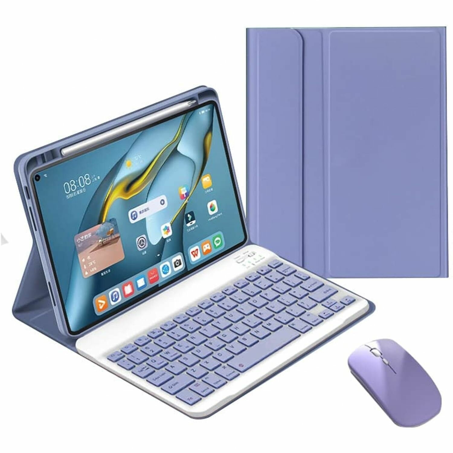 Чехол-клавиатура Huawei Matepad SE 11 2024 (AGS6-W00/W09/L09) с русской клавиатурой и мышью