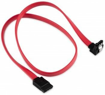 Кабель Buro ver 3.0 SATA SATA, угловой, 0,5 м, красный (BU-SATA-SATA-ANG-LOCK)