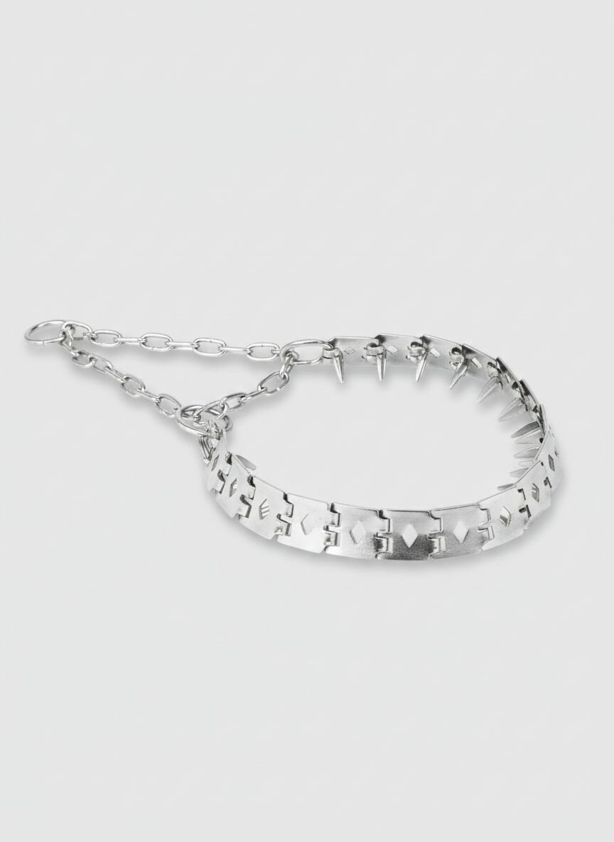 Строгий ошейник для собак крупных с шипами (зубья) PetTails