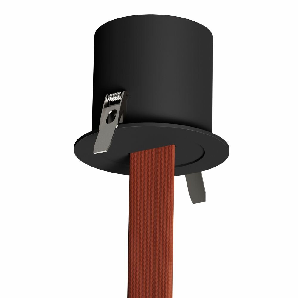 ST411.408.00 ST-Luce Встроенная база для подвода питания ST-Luce Черный.