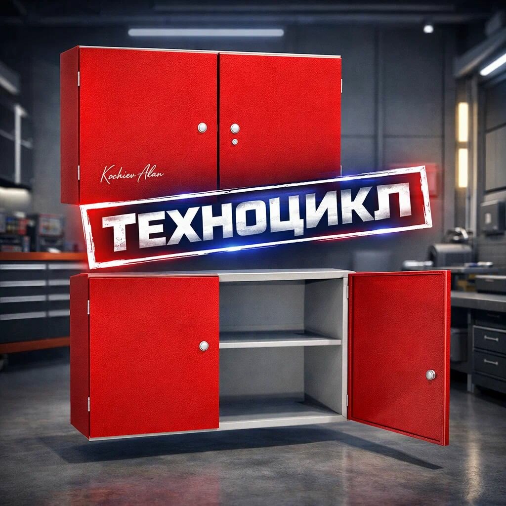 ШИМ-06 шкаф для инструмента 500х800х300 мм, синий, сварной, собранный, техноцикл