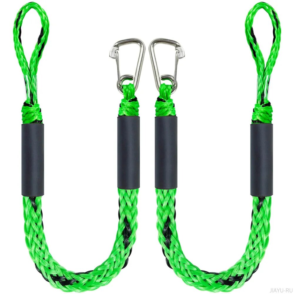 Kiboule Аксессуары для каяка и байдарки, 4 фута Зеленый веревочный причал