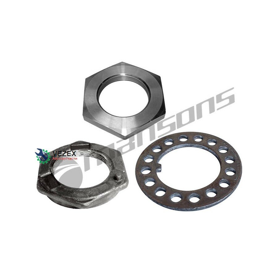 MANSONS 600186 гайка оси в сборе! 2гайки M56x2/SW85 \ SAF