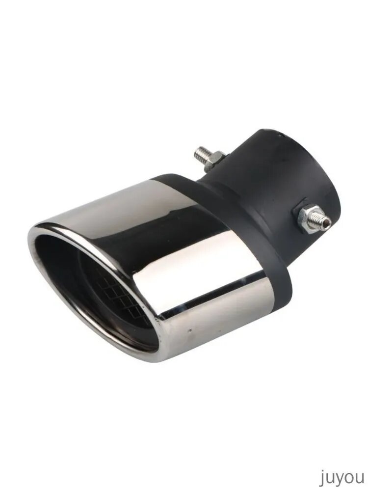 Глушитель для легковых автомобилей, диаметр 60 мм, длина 132 мм, нержавеющая сталь, черный арт. MT009