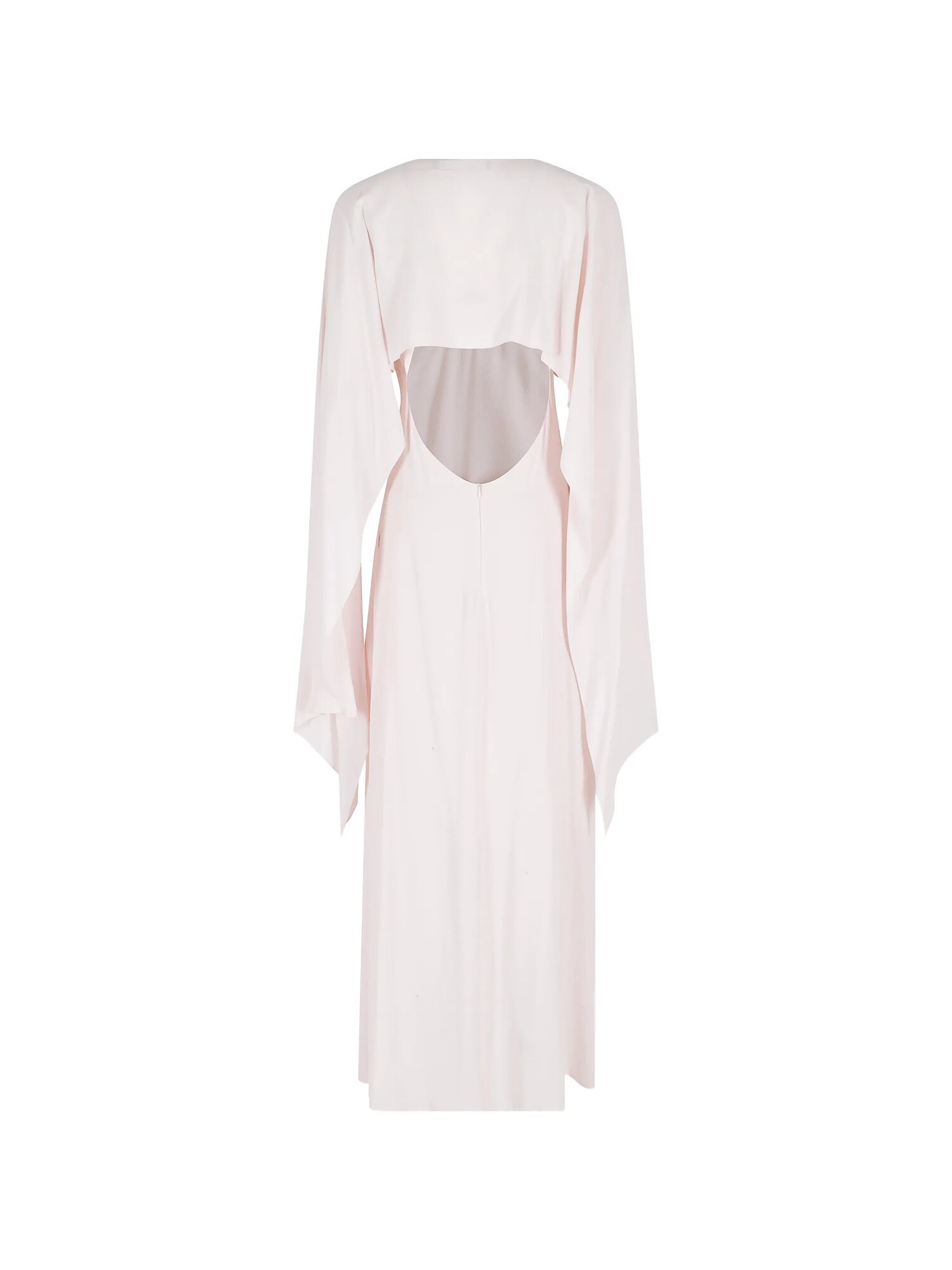 Платье FEDERICA BASSI Open-back dress, размер 40, коралловый/розовый — фото 1