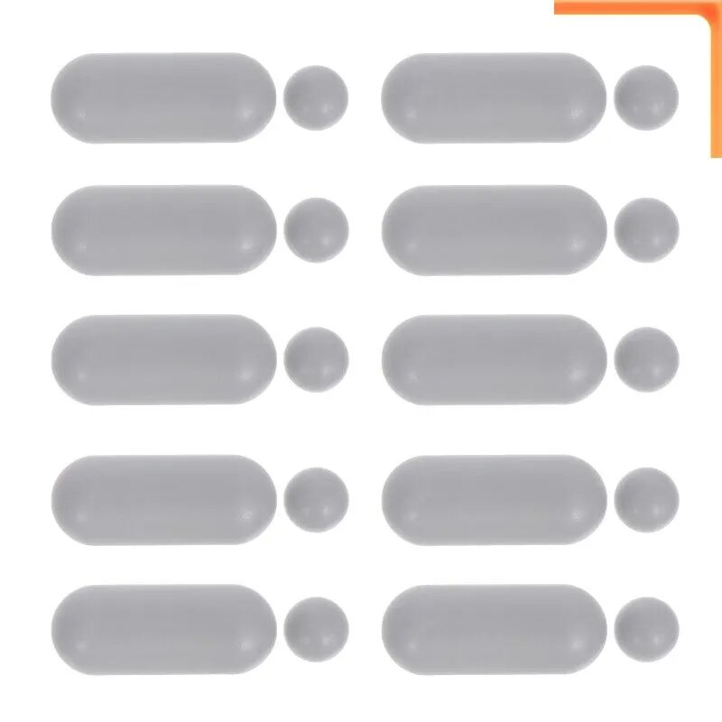 20 шт, амортизирующая прокладка для крышки унитаза, практичная прокладка для сиденья унитаза