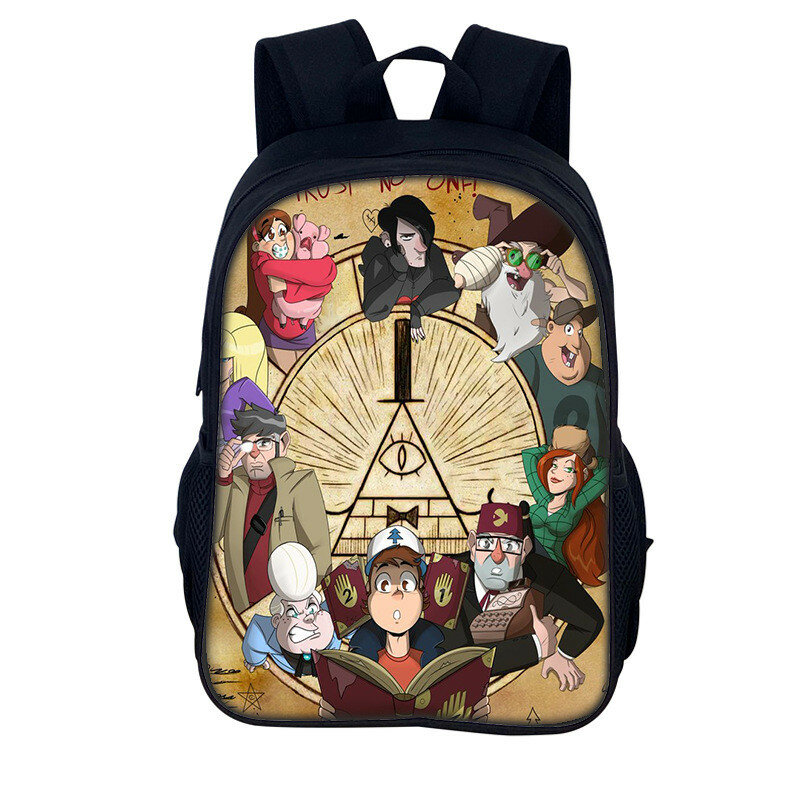 Weird town everyday carry backpack for youth with durable nylon and comfortable fit style n