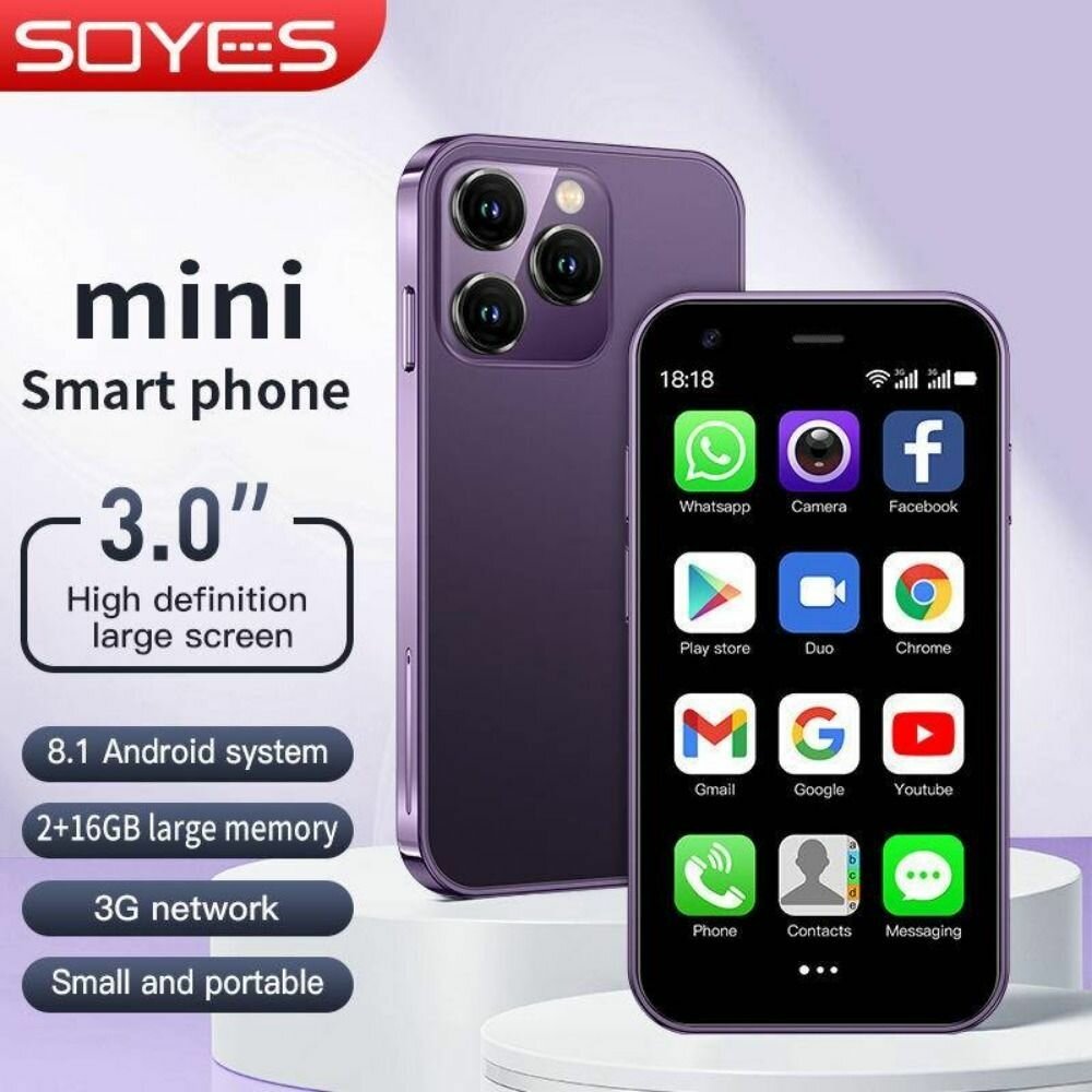 SOYES XS15 Мини Смартфон На 16Гб / Супер Mini Смартфон 4G 2 SIM