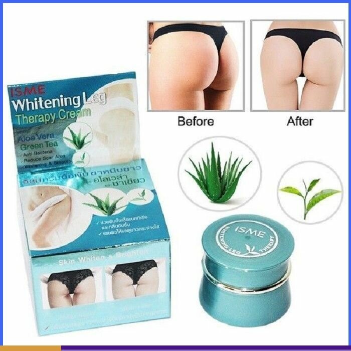 Isme Отбеливающий крем от пигментации, для интимных зон, с алоэ вера и зеленым чаем