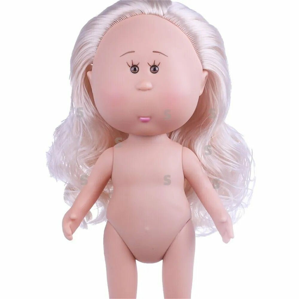 1 24-сантиметровая кукла-картошка mia doll naked baby set-Общая мускулатура, бежевые вьющиеся волосы, 3 7 баллов(4)