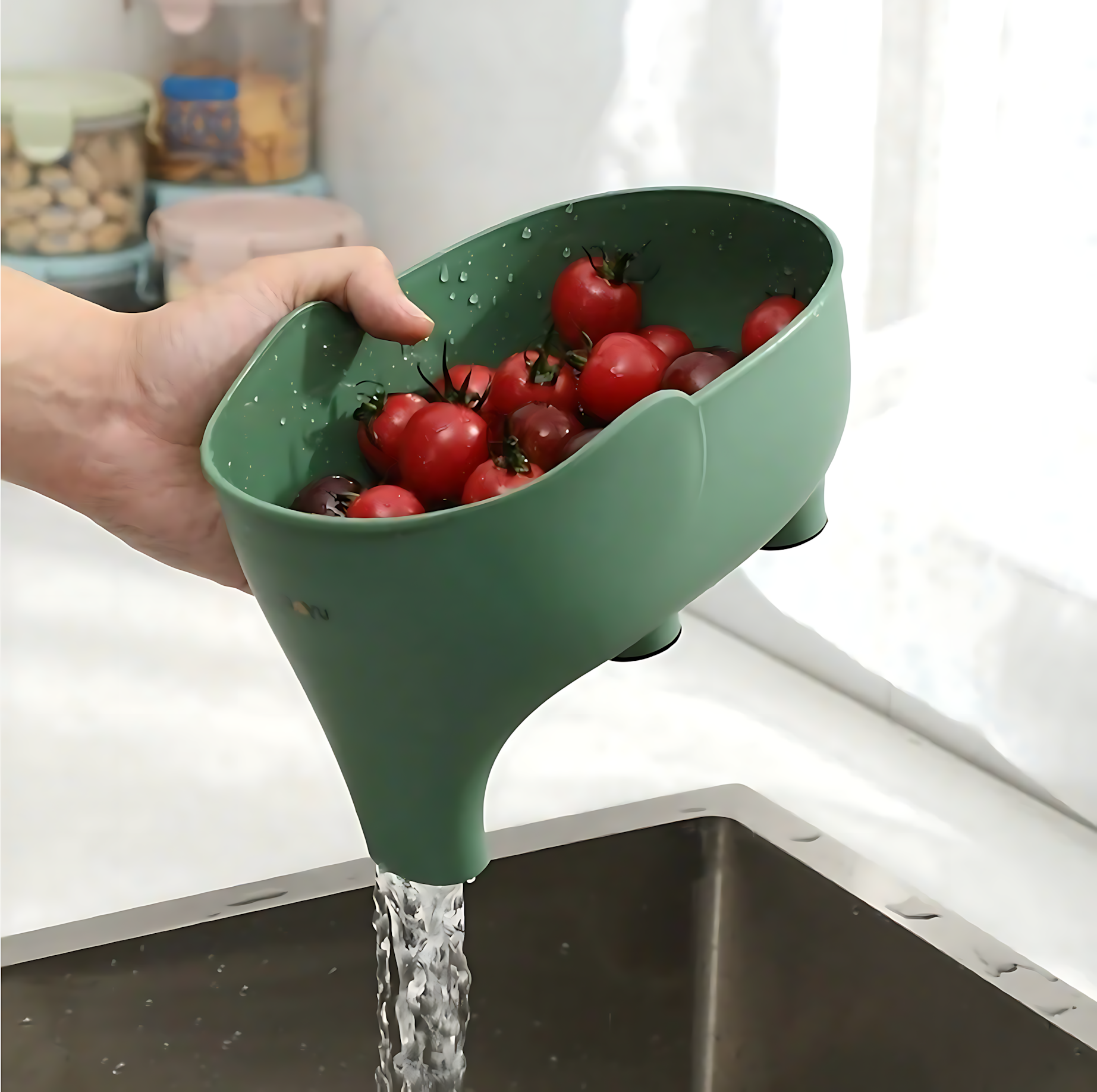 Кухонный многофункциональный фильтр для мойки бытовых овощей и фруктов корзина для мытья овощей сливная корзина