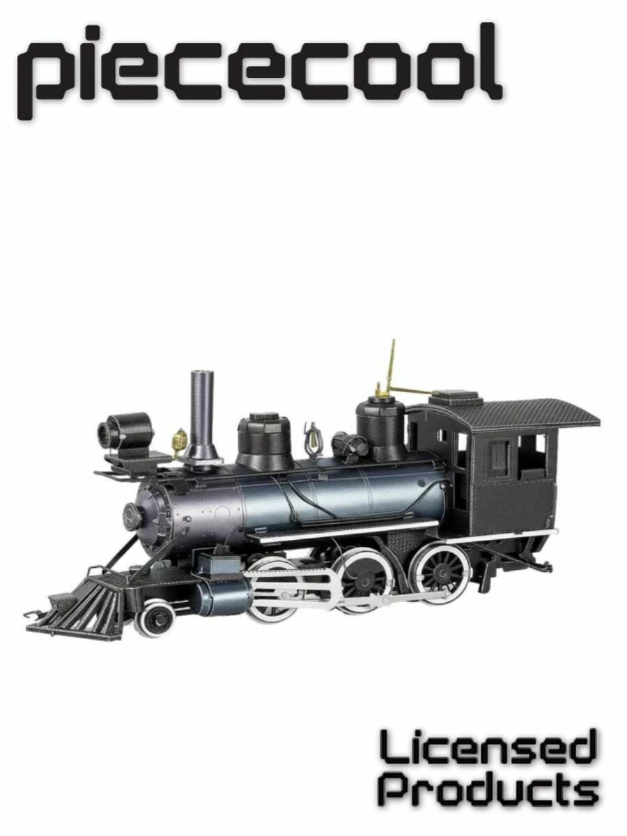 Конструктор 3д Металлический MG - Steam Locomotive Fridge Magnet HB011-NS