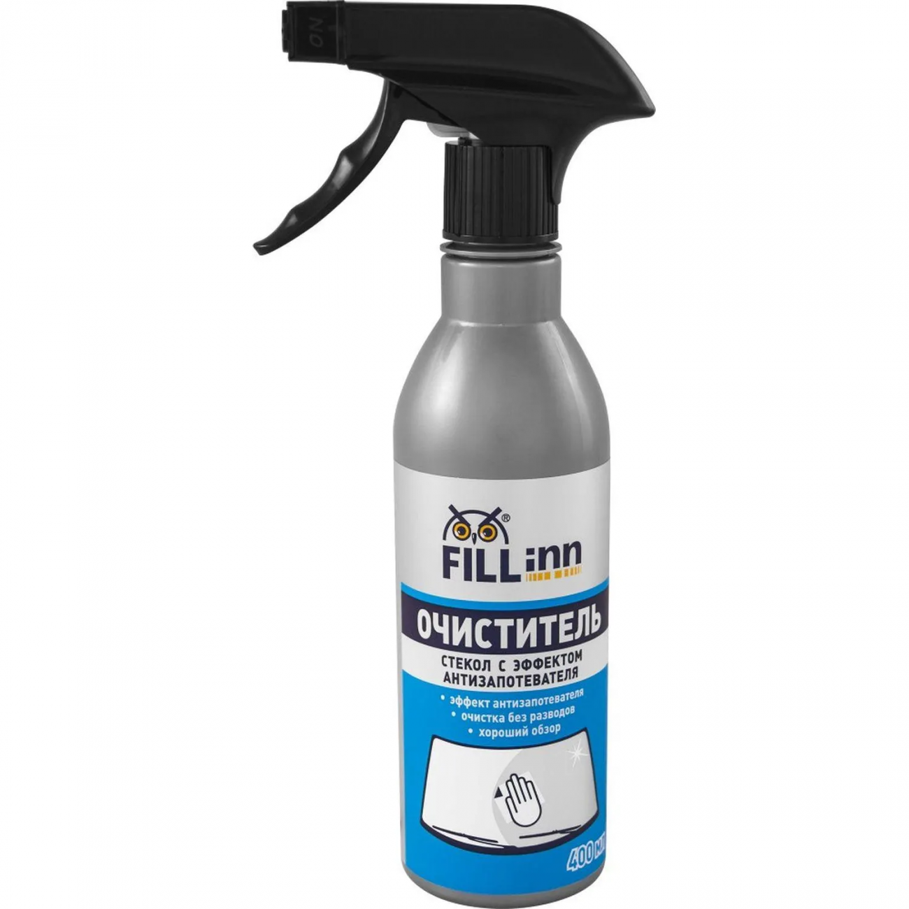 Очиститель стекол с эффектом антизапотевателя FILL INN 400мл спрей (FL048 ) 2392555