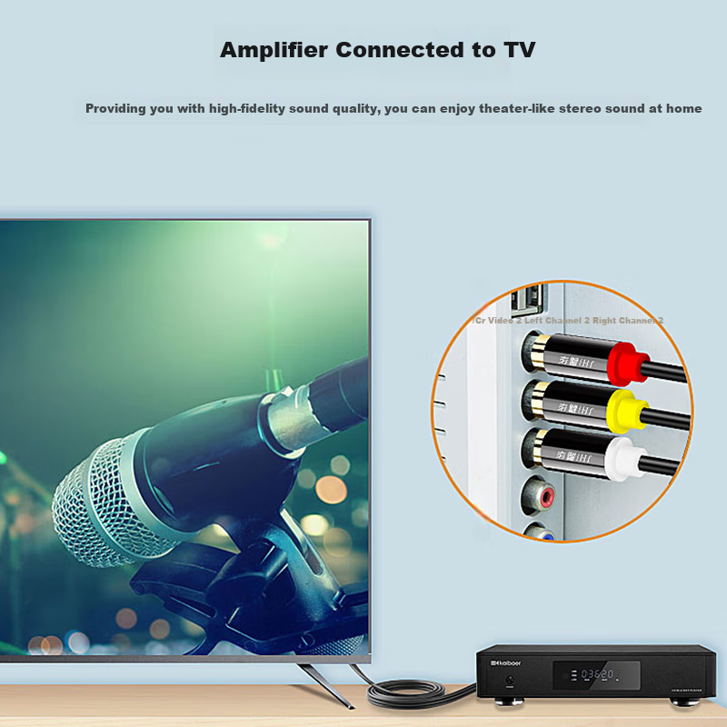 Кабель AV аудио Jinghua Sanlian 3 в 3 RCA красный желтый белый разъем видео соединение для приставки DVD старого