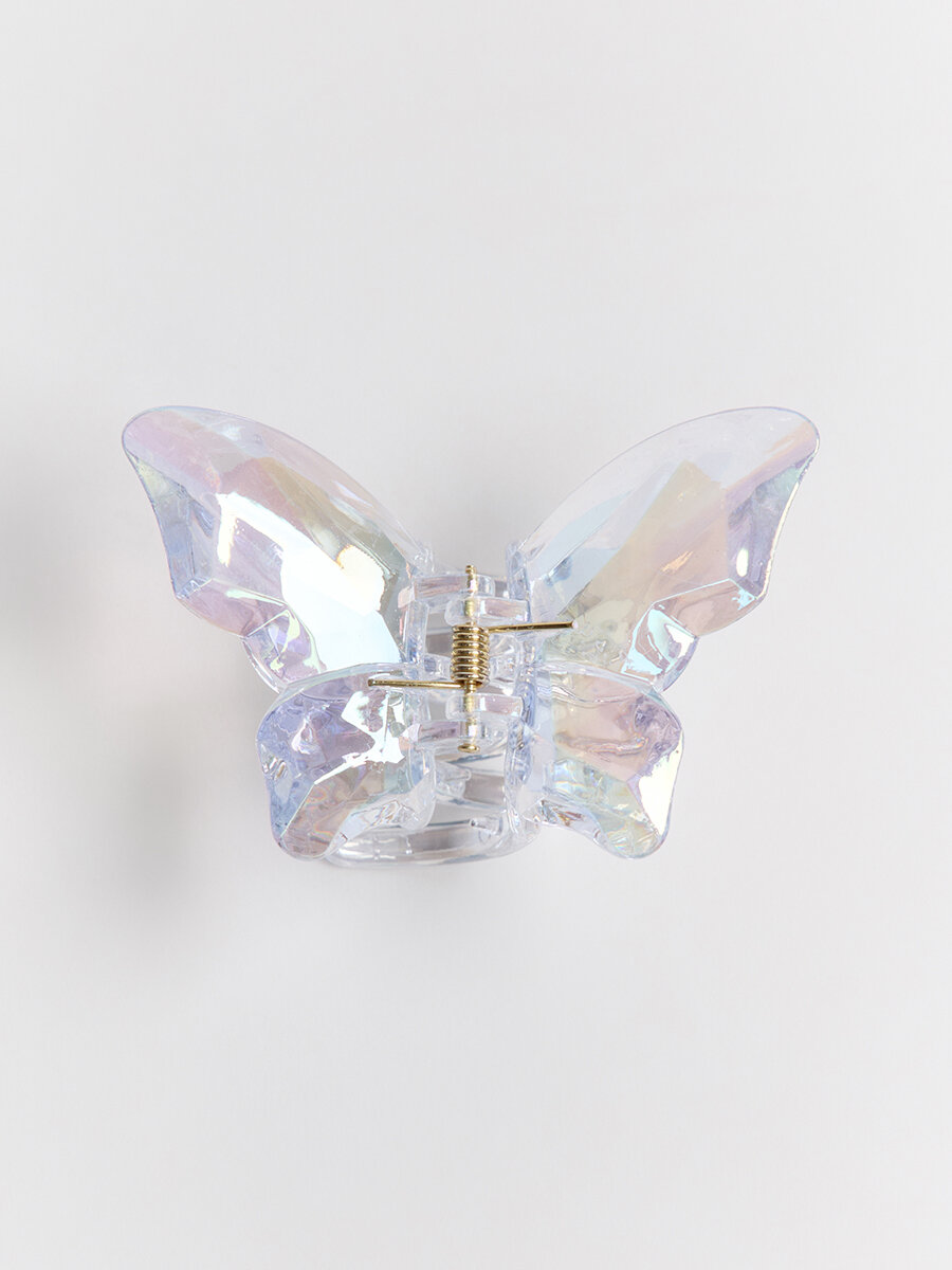 Заколка-крабик Befree BF2625361010, для волос, в виде бабочки, женская, мультиколор