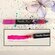 Металлические фломастеры Brush, розовый, RBM-SZS364-3