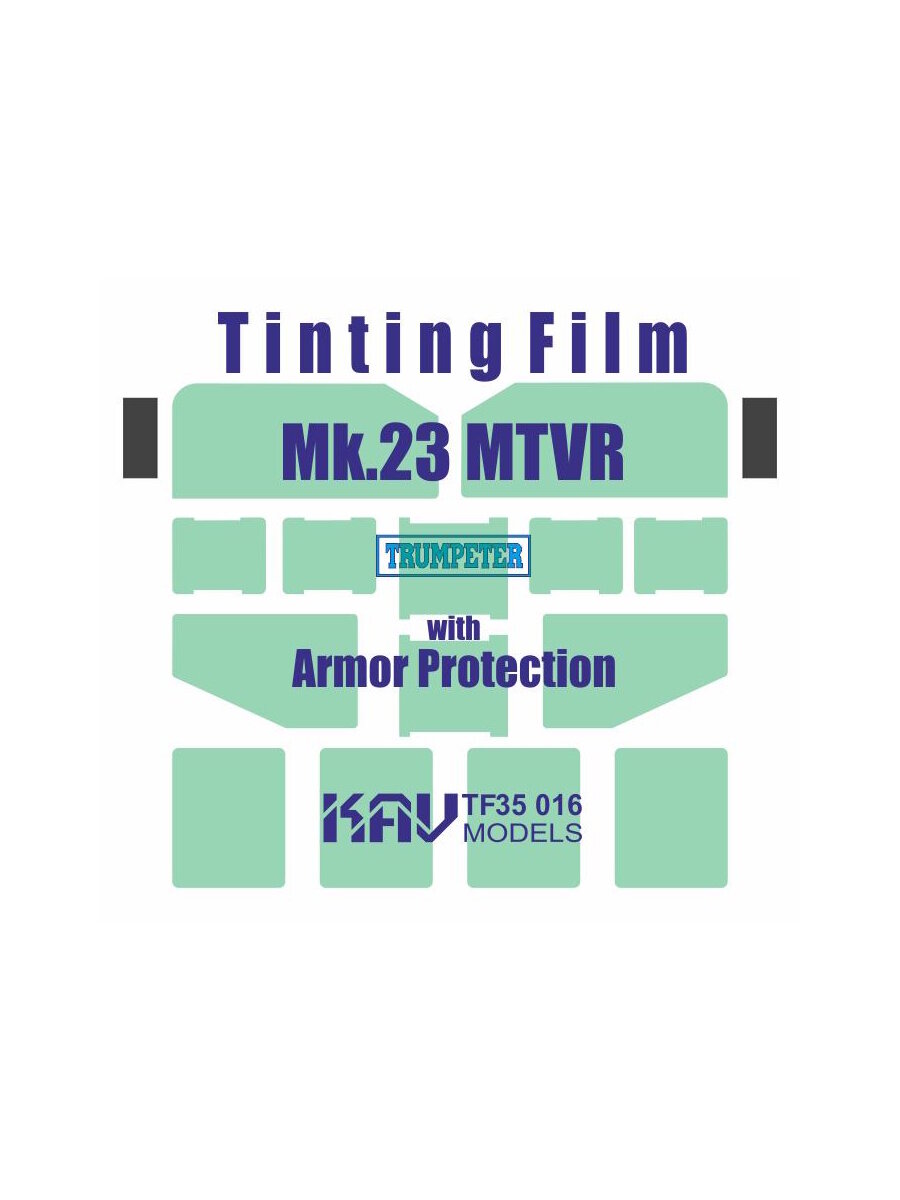 Тонировочная пленка на MTVR Mk.23 w Armor Protection (Trumpeter) KAV TF35 016