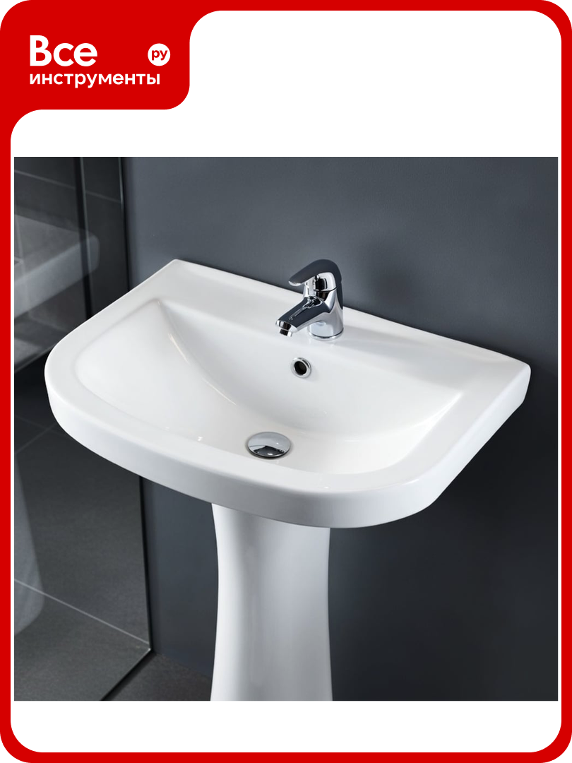 Умывальник Santeri подвесной PRO 56 белый 1.3115.5. S00.10B.0 023-2960 131155S0010B0