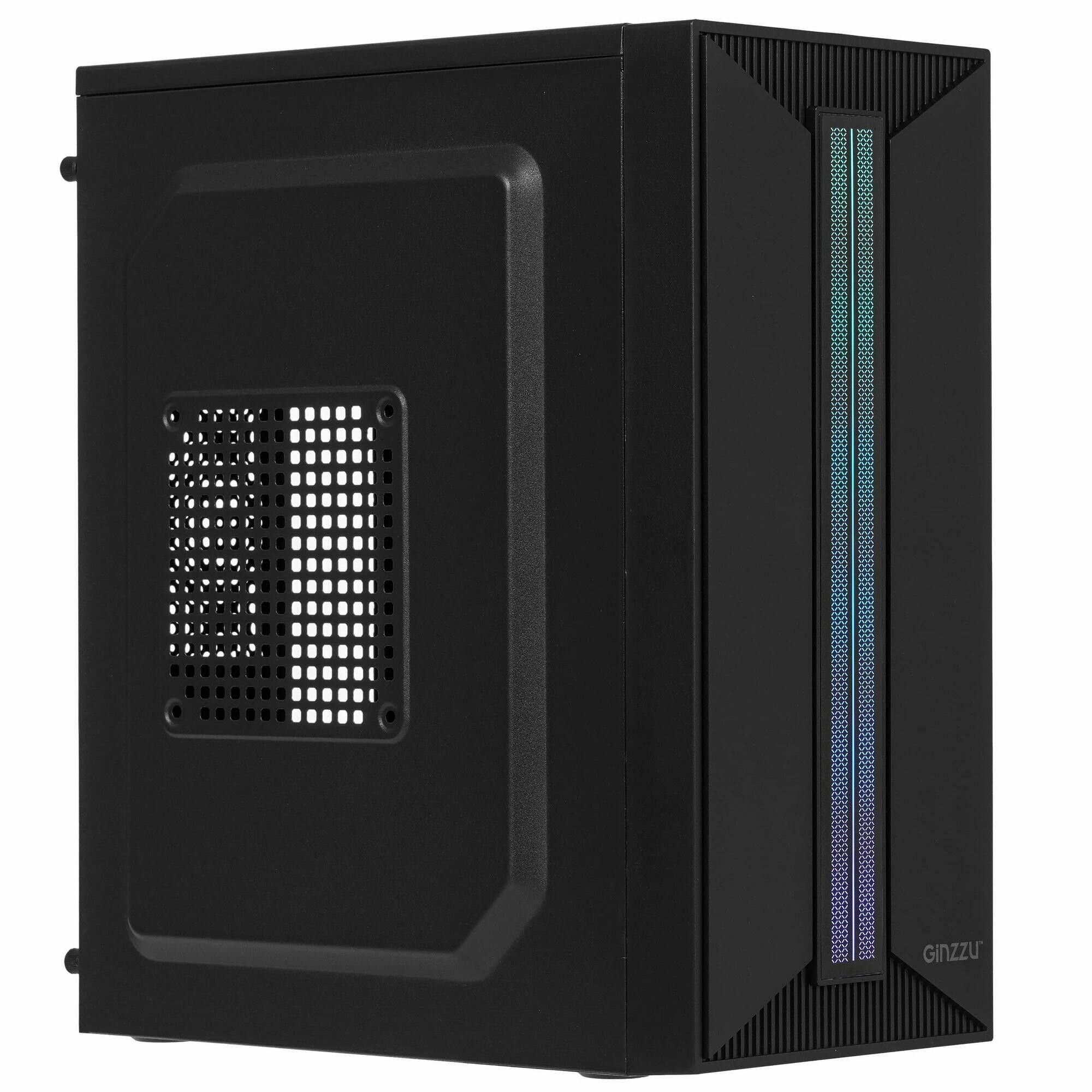 Ginzzu корпус B350 2 USB 2.0, AU w o PSU
