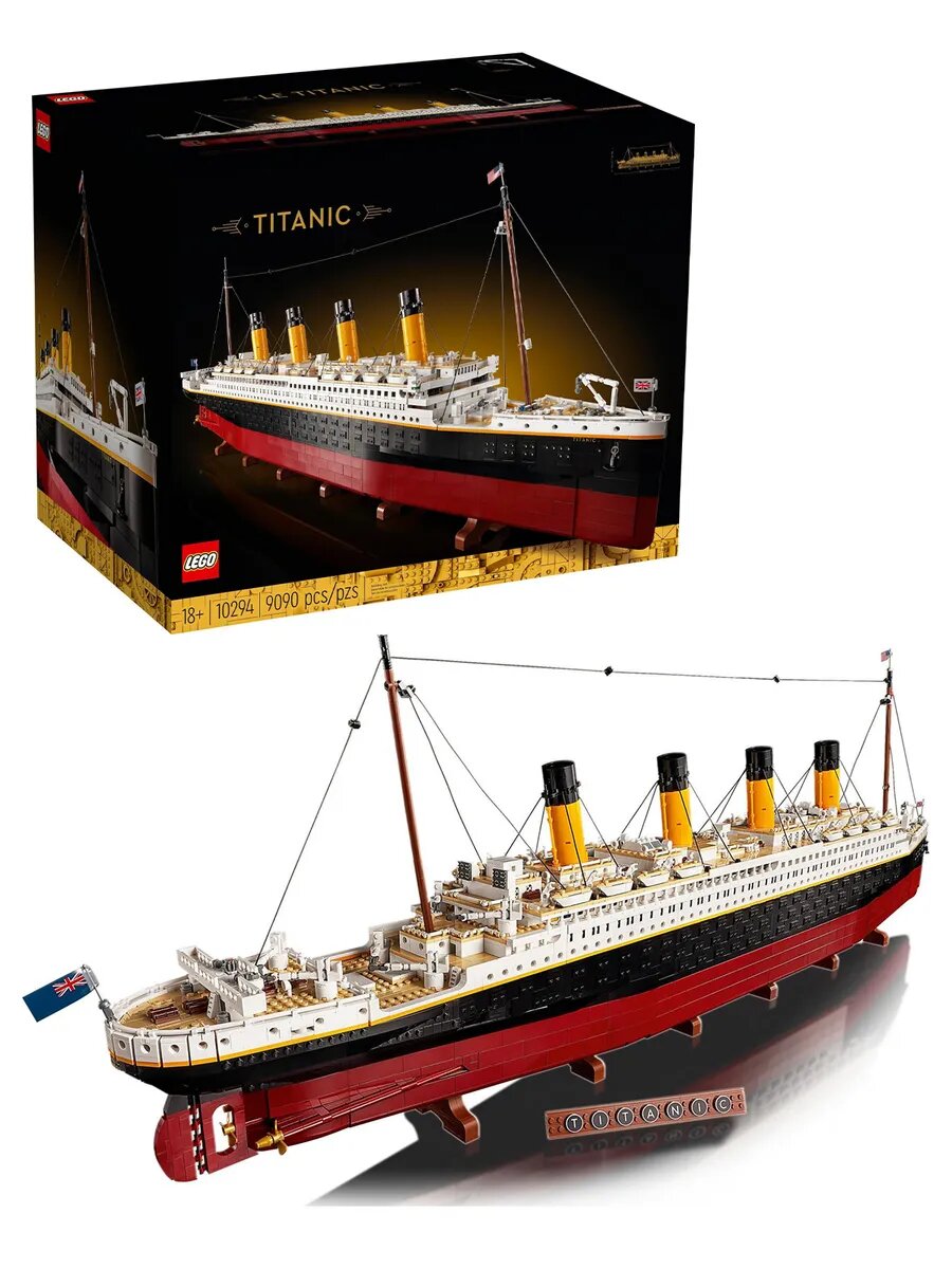 Конструктор LEGO Creator 10294 "Титаник", 9090 элементов, 18+