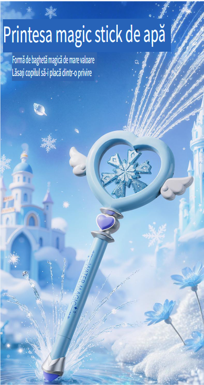 Летний водяной пистолет Princess Magic Water Stick-Ice Crystal Blue