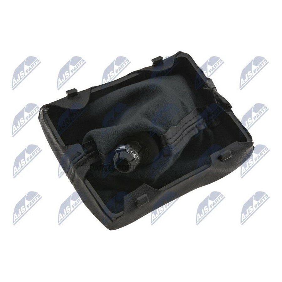 Ручка КПП + чехол Audi A4 07-, A5 07-, A6 04-, Q5 08- 5КПП (хром) от официального дистрибьютора, NTY, артикул GZBAU007