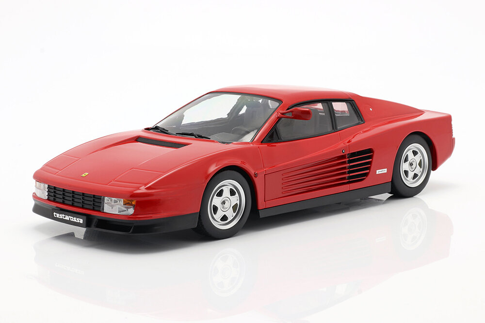 Модель коллекционная KK-SCALE Ferrari testarossa monospecchio 1984 красный