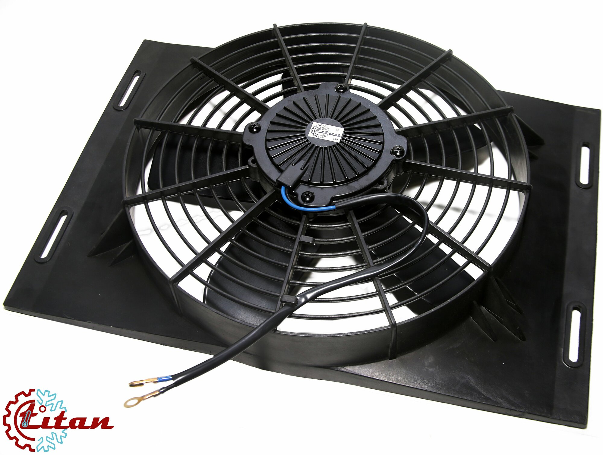 Вентилятор с диффузором 12"х18" 12V Puller 130W "S" TITAN