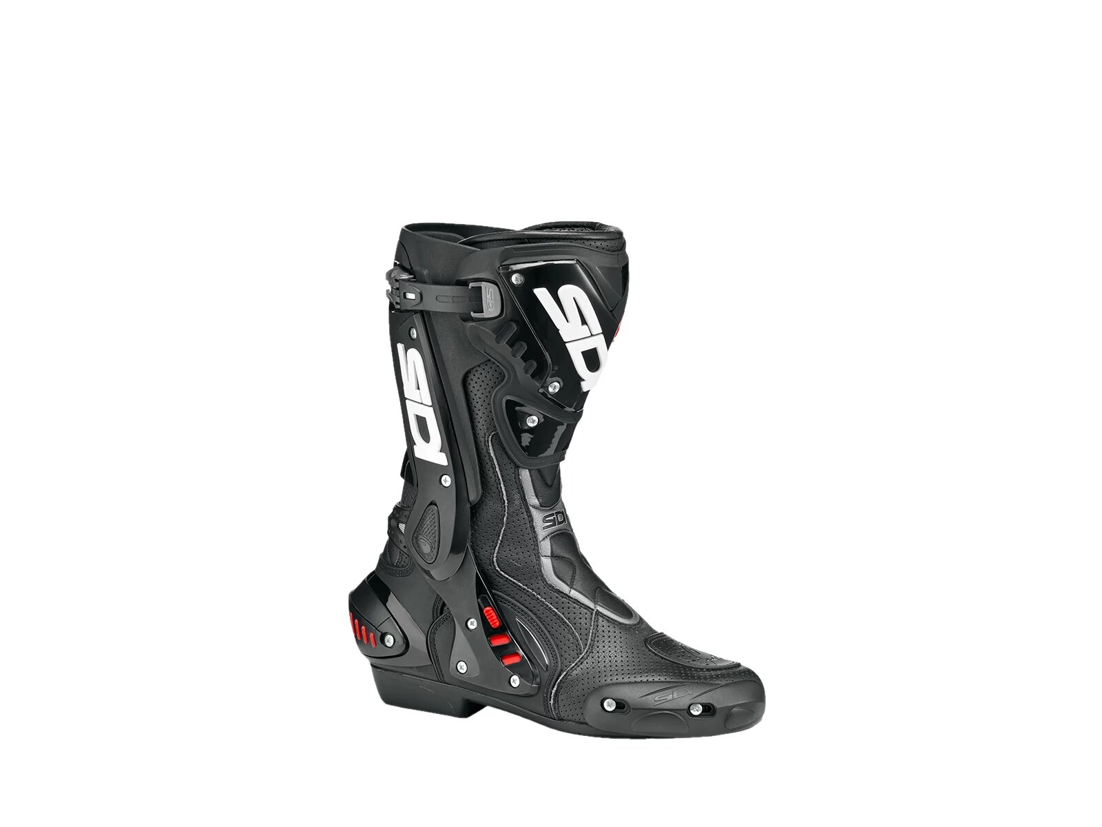 Мотоботы SIDI ST AIR Black/Black, черно-красно-белые, размер 39EU/38RU