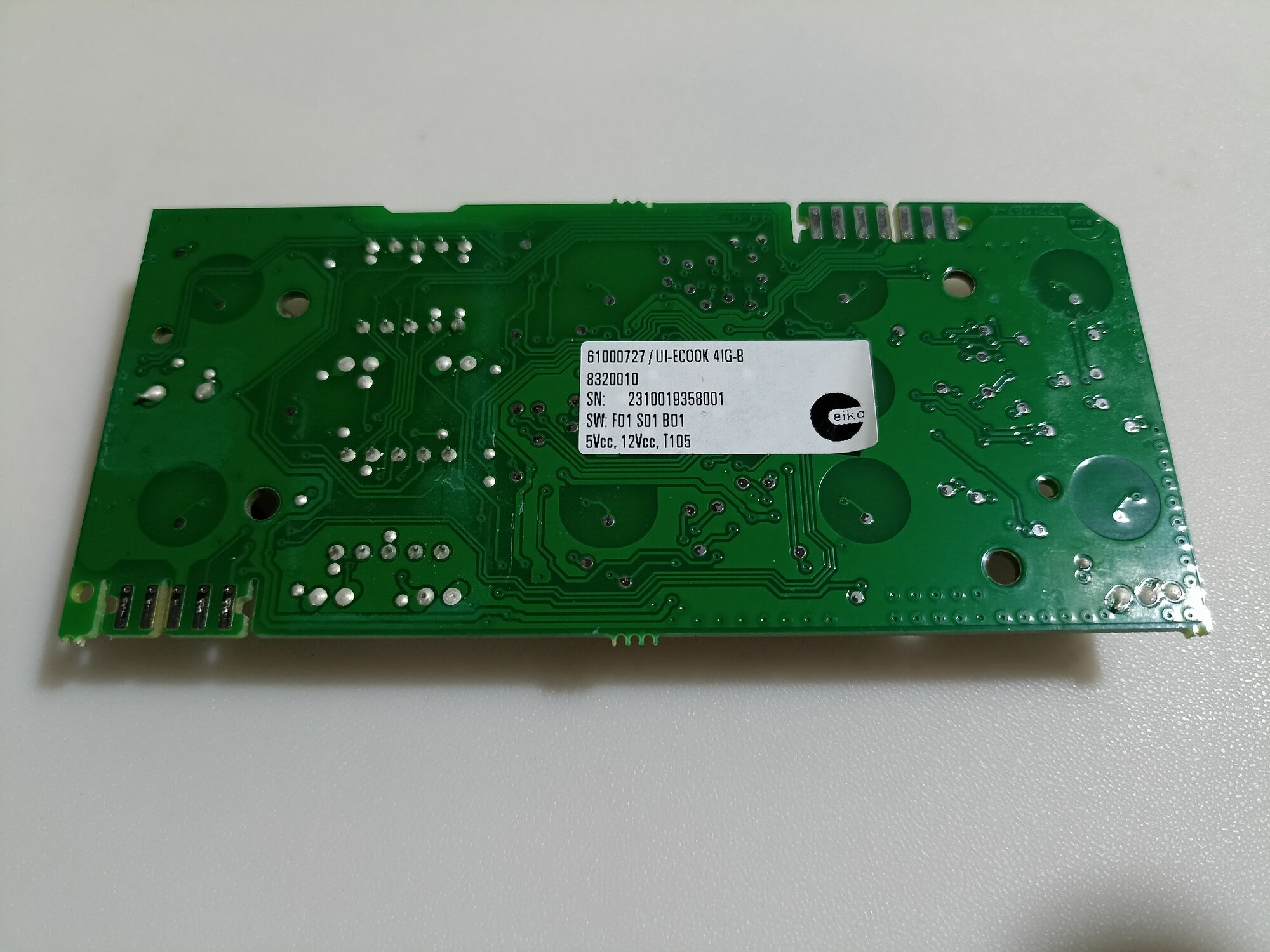 Плата управления, для варочной поверхности Горенье IT640BCSC