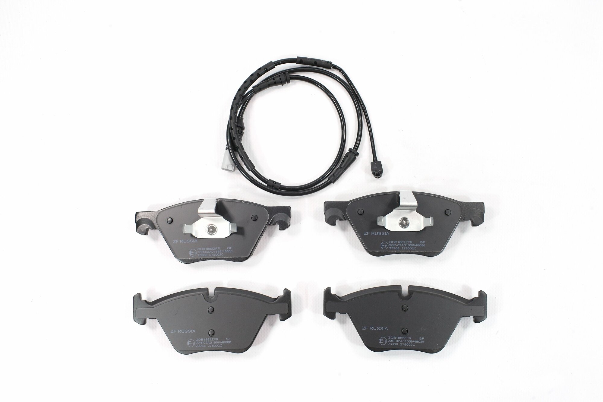 Колодки передние для BMW 5 F07 F10 F11 7 F02 F04 ZF Russia GDB1882 ZFR